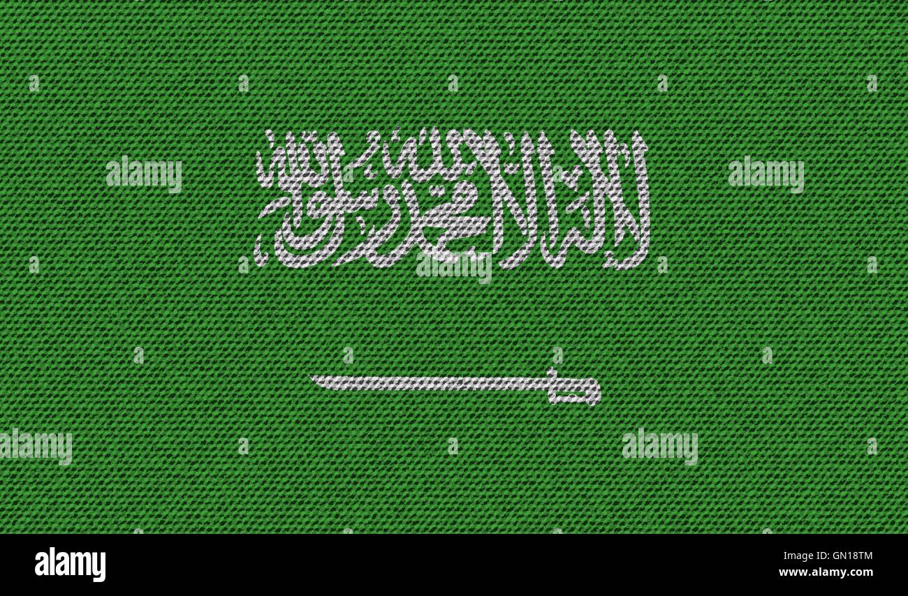 Flags Saudi Arabia on denim texture. Vector Stock Vector Image & Art ...