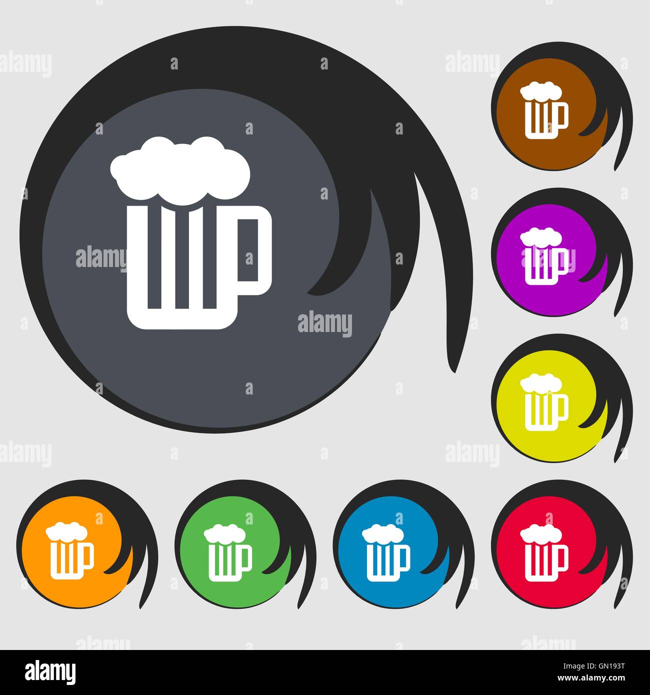 Dark colored container Stock Vector Images - Alamy