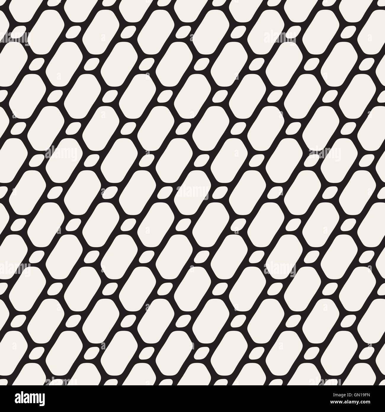 Vector Seamless Black and White Diagonal Line Grid Rounded Ellipse ...