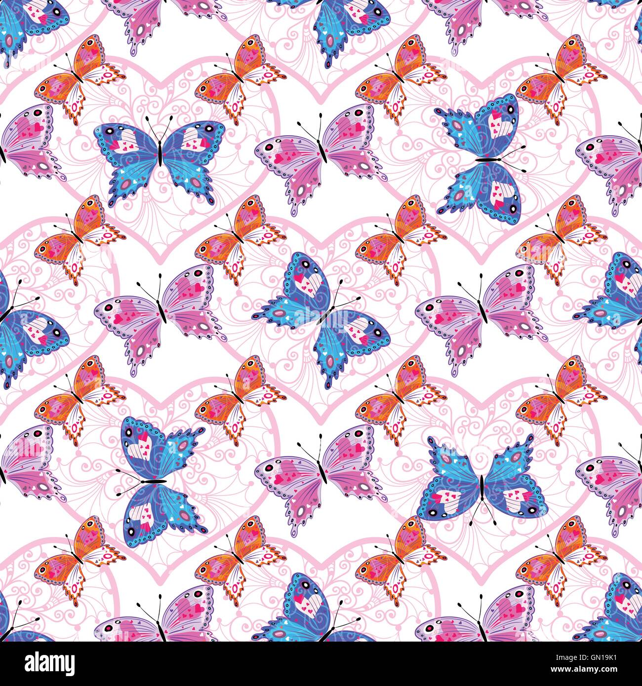 Seamless border pink rose Stock Vector Images - Alamy