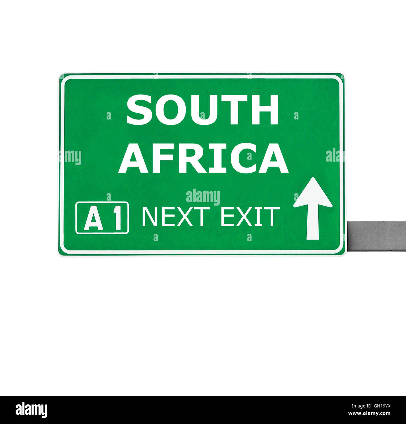 Africa road sign on Cut Out Stock Images & Pictures - Alamy