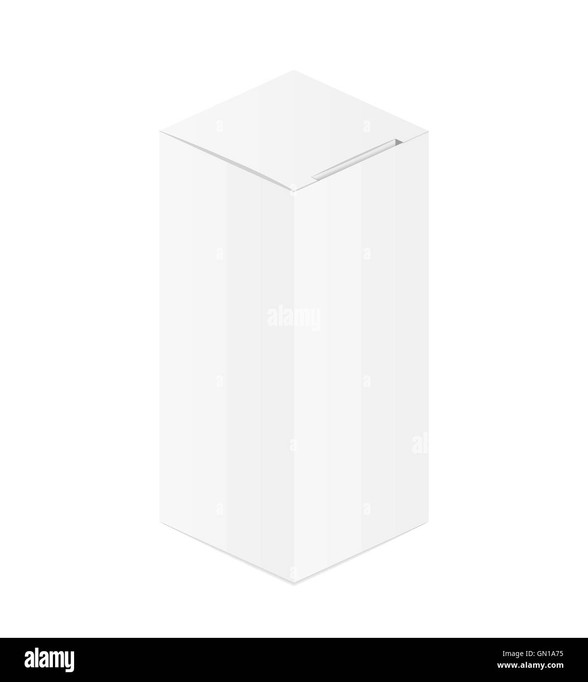 closed white blank box Stock Vector Image & Art - Alamy