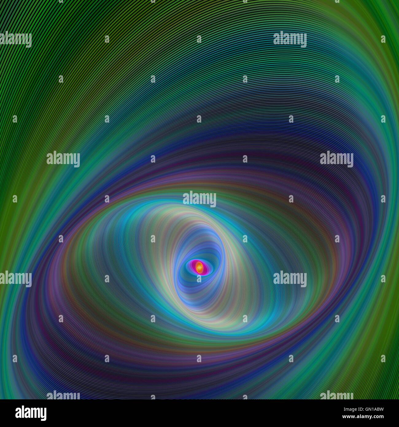 Abstract colorful elliptical geometric digital background Stock Vector ...