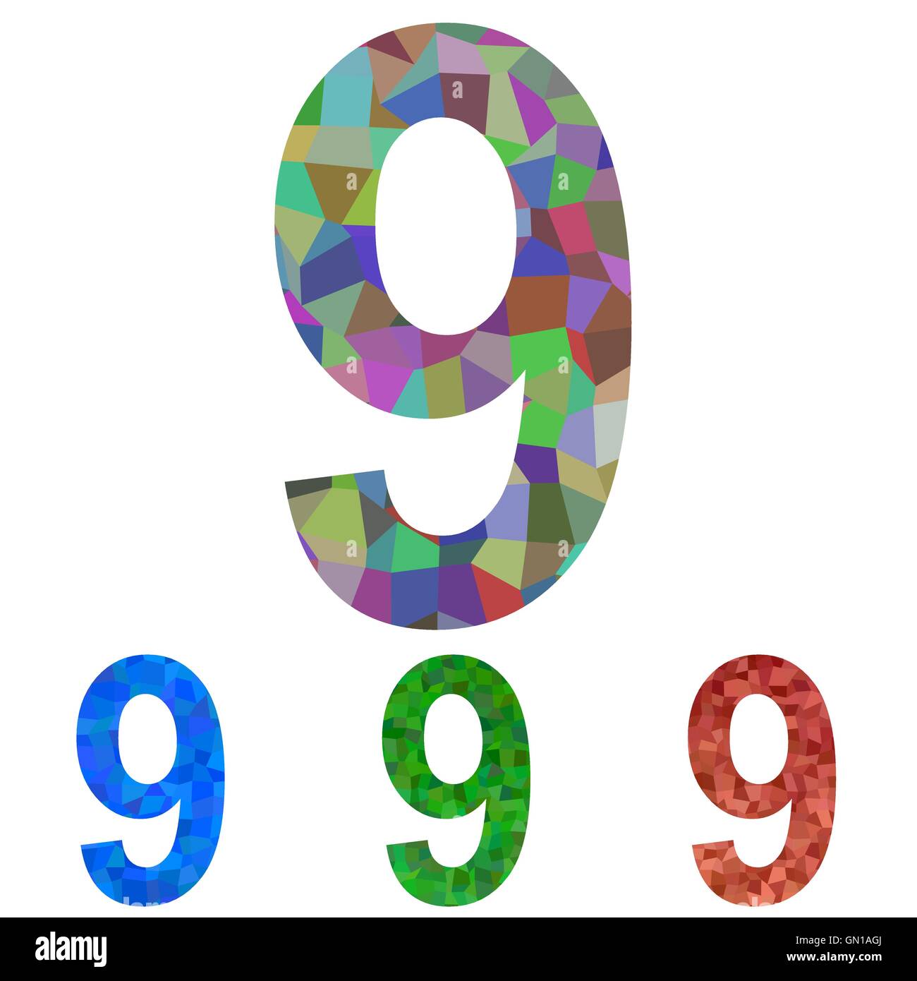 9 symbol Stock Vector Images - Alamy