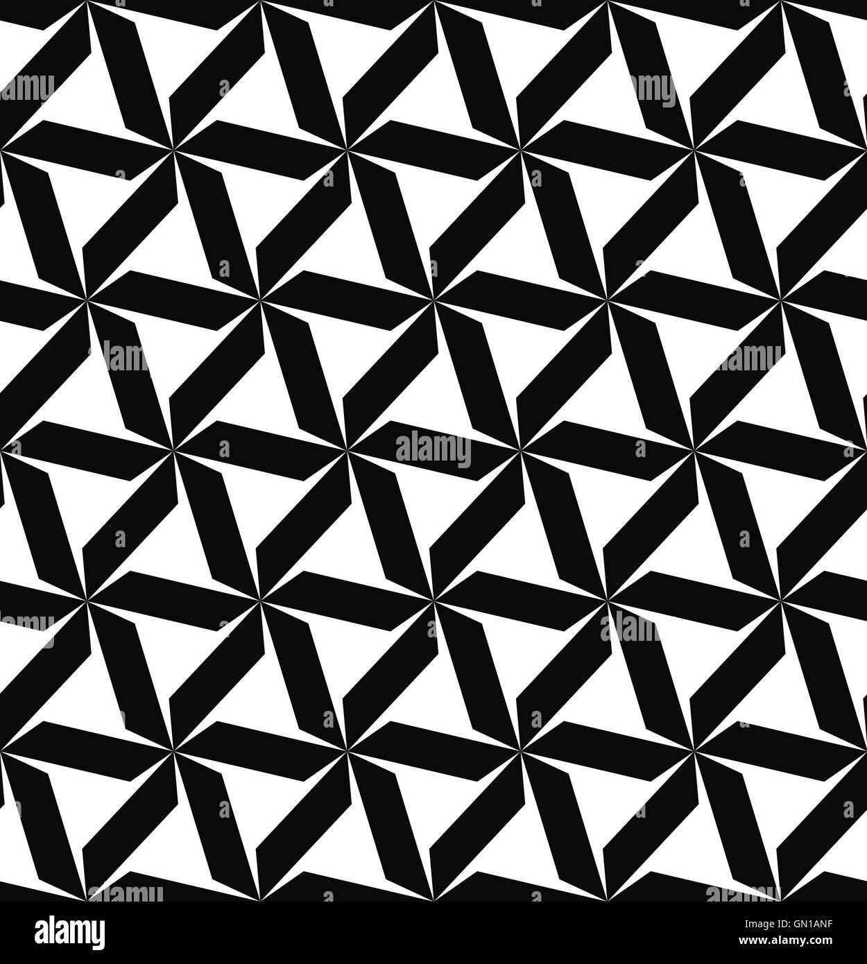 Seamless monochromatic geometric pattern Stock Vector Image & Art - Alamy