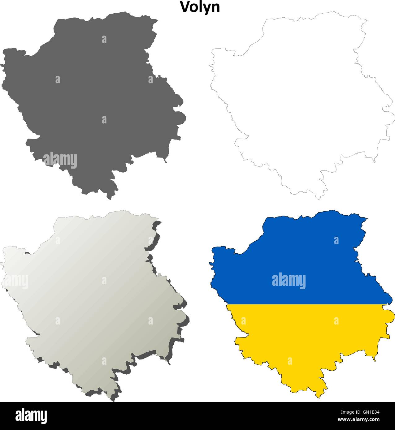 Map of volyn hi-res stock photography and images - Alamy