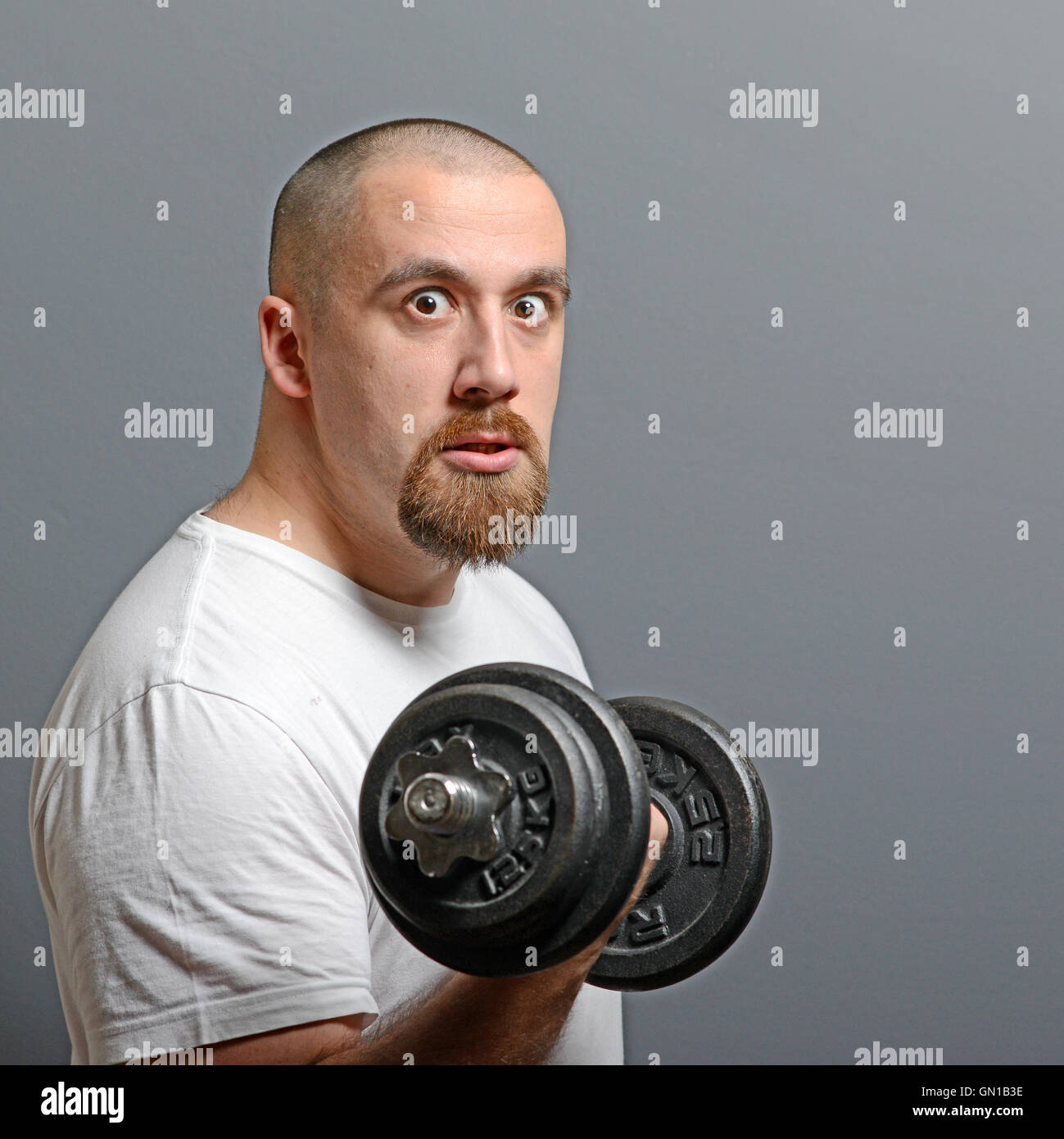 Muscle man funny hi-res stock photography and images - Alamy