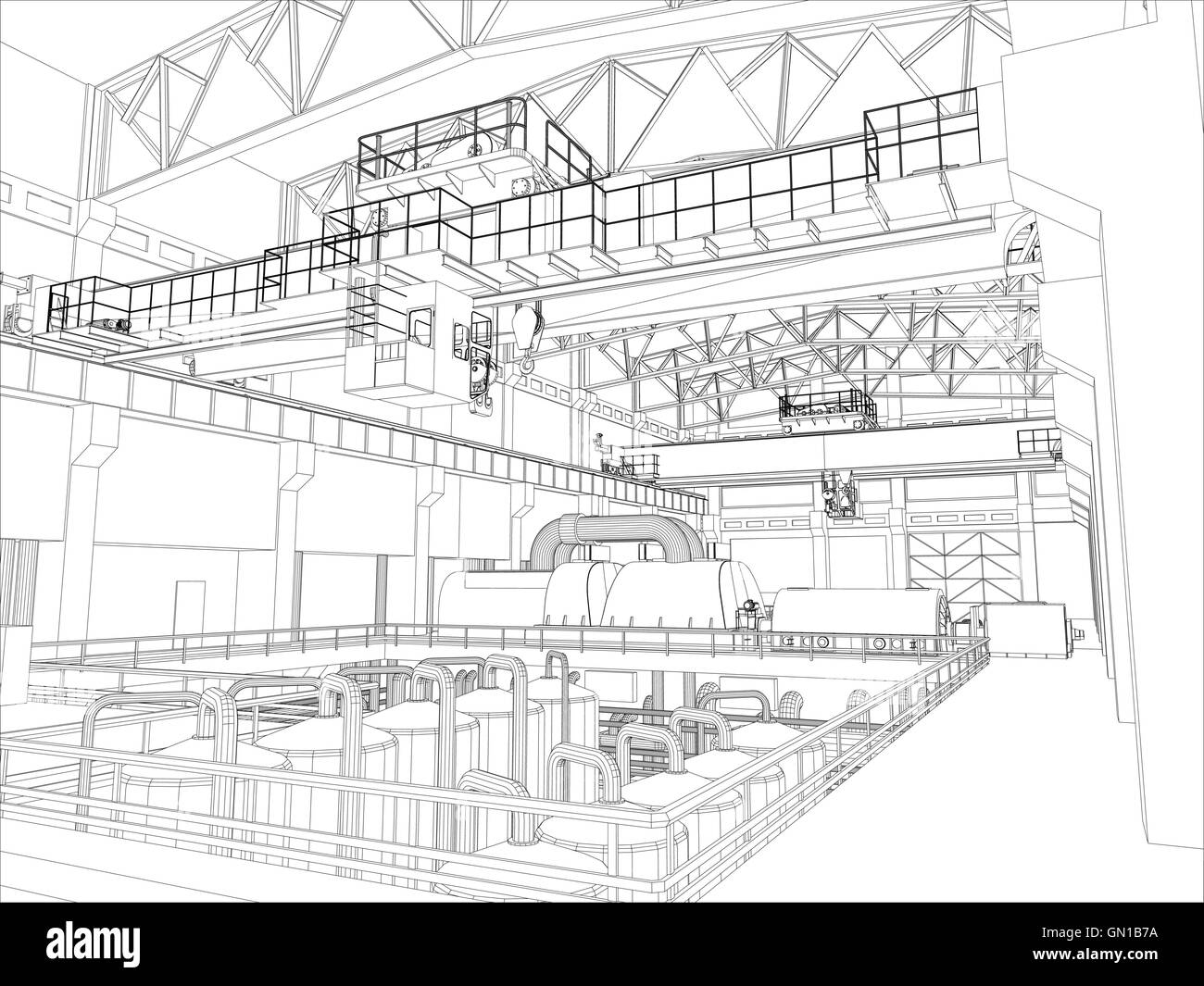 Illustration of equipment for heating system Stock Vector Image & Art ...