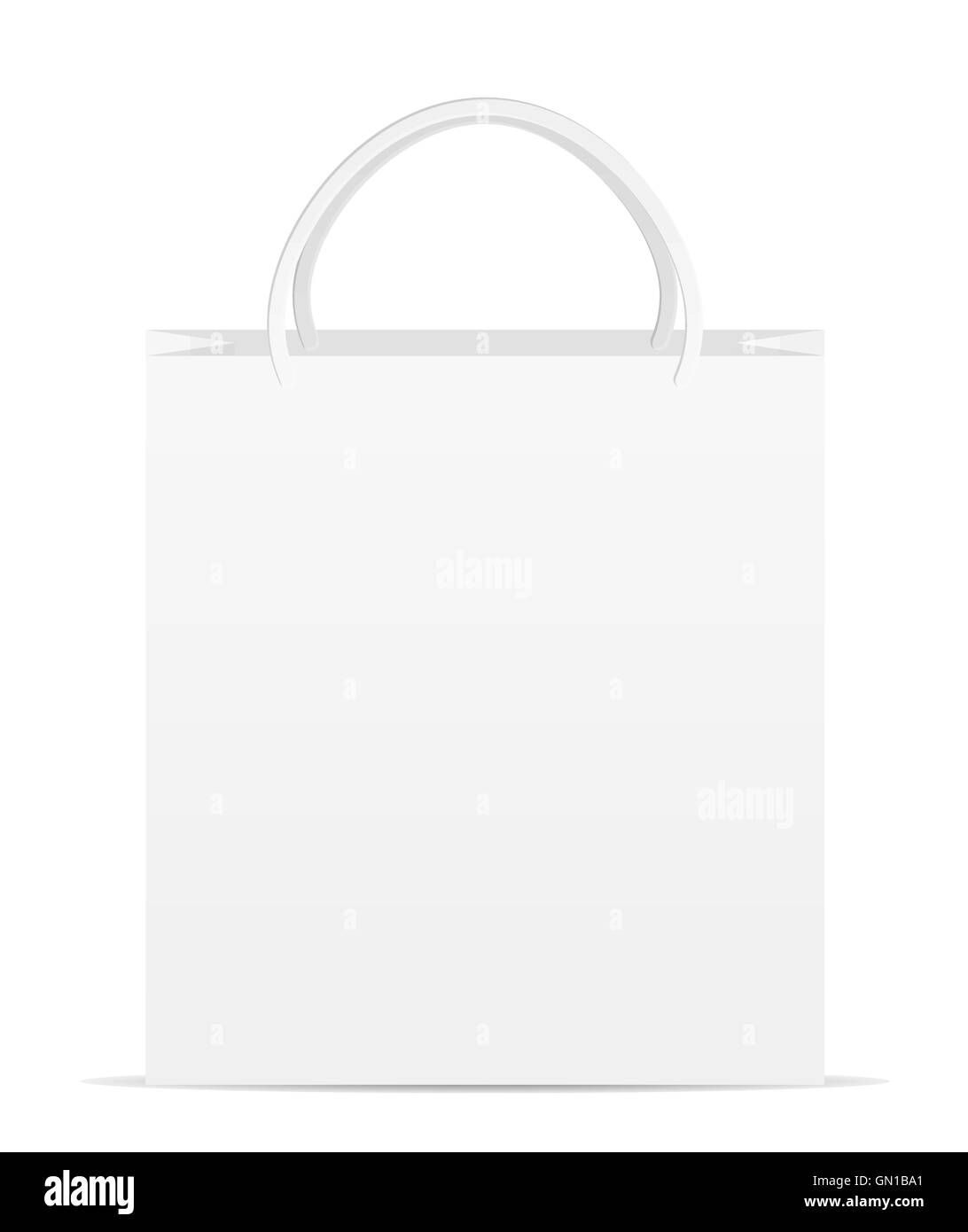 white paper bag Stock Vector Image & Art - Alamy