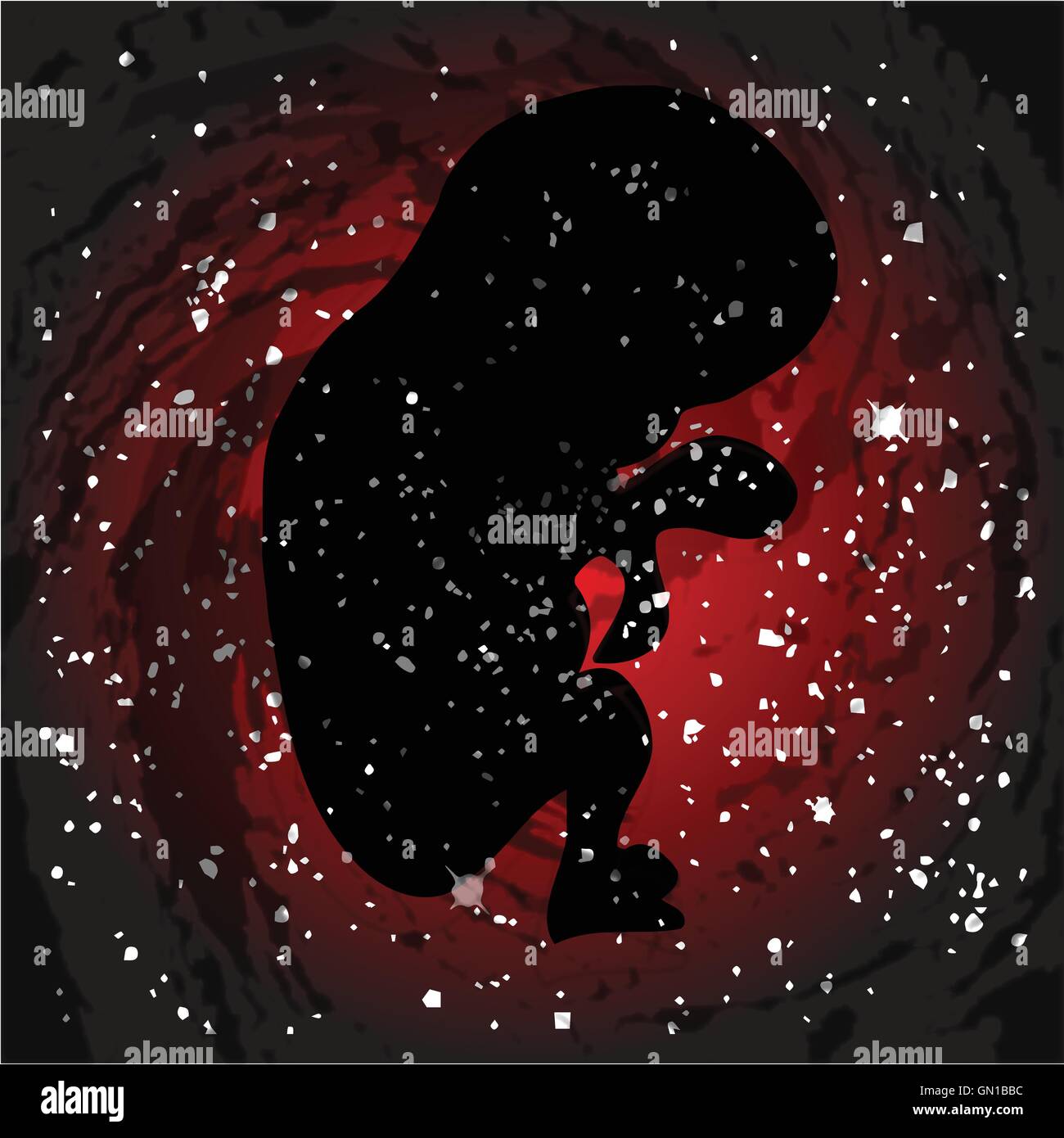 Child silhouette graphic hi-res stock photography and images - Alamy