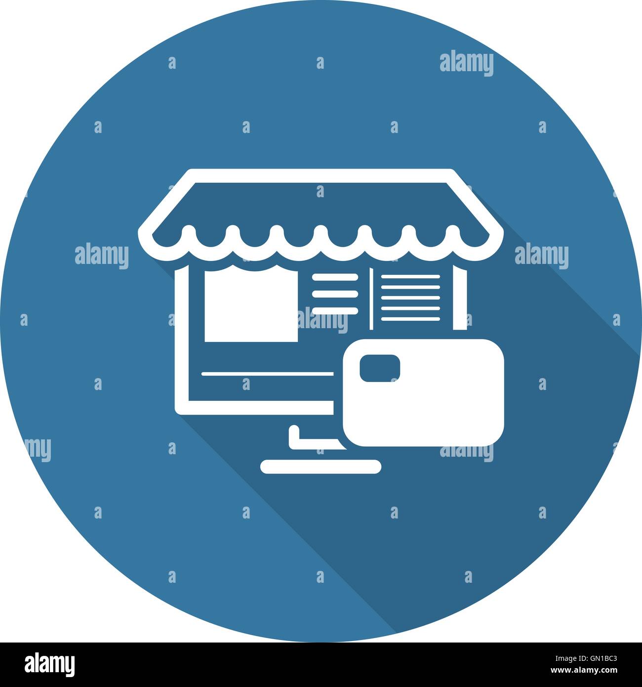 Online Store Icon. Business Concept Stock Vector Image & Art - Alamy