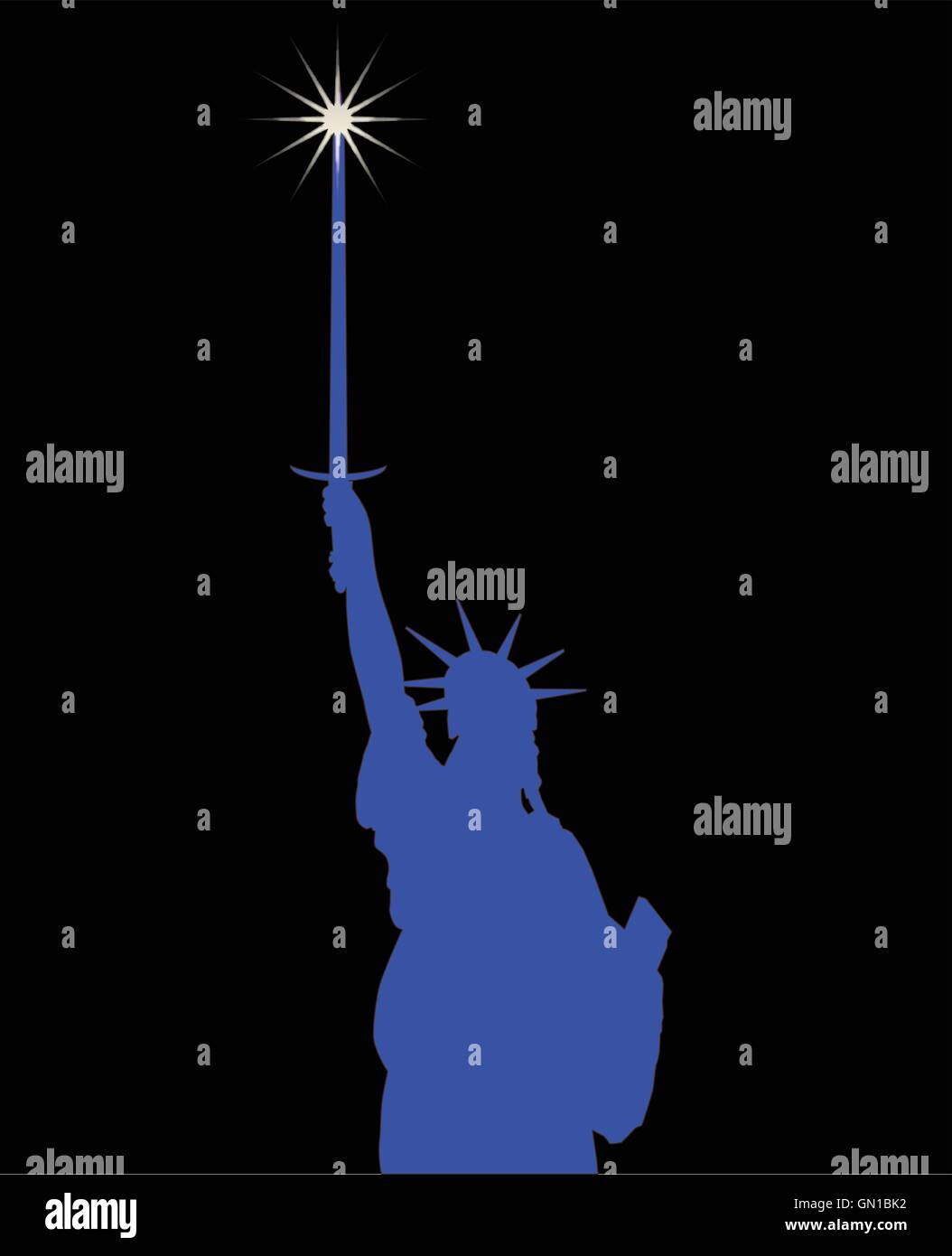 The statue of Stock Vector Images - Alamy