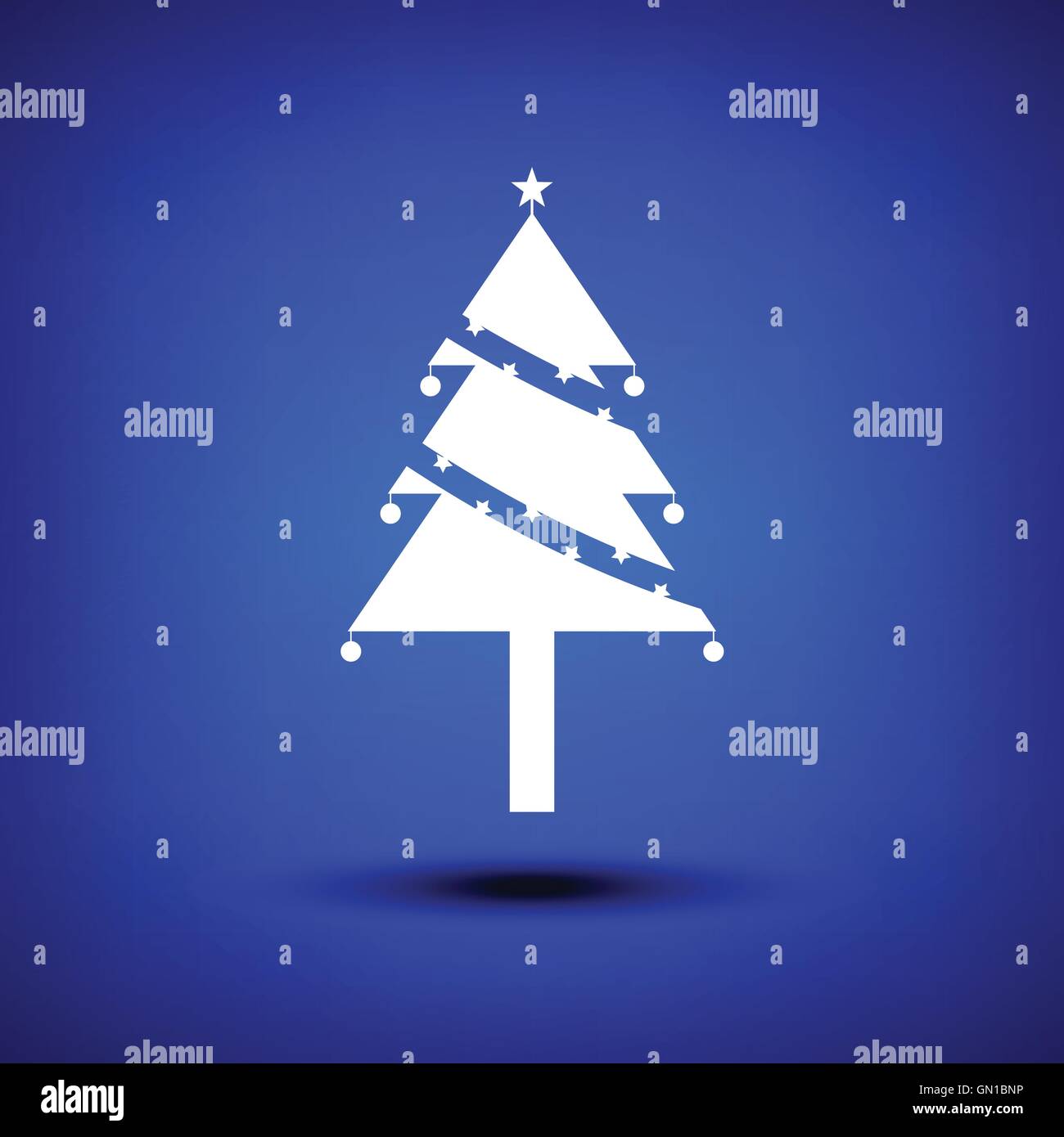 Blue shadows on white Stock Vector Images - Alamy