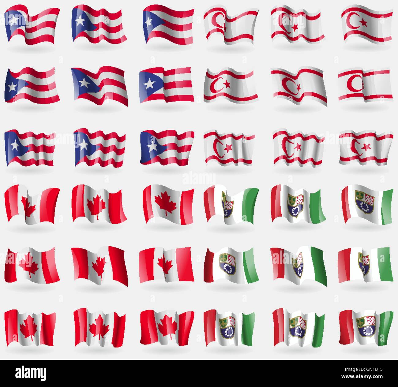 Canada puerto rico Stock Vector Images - Alamy