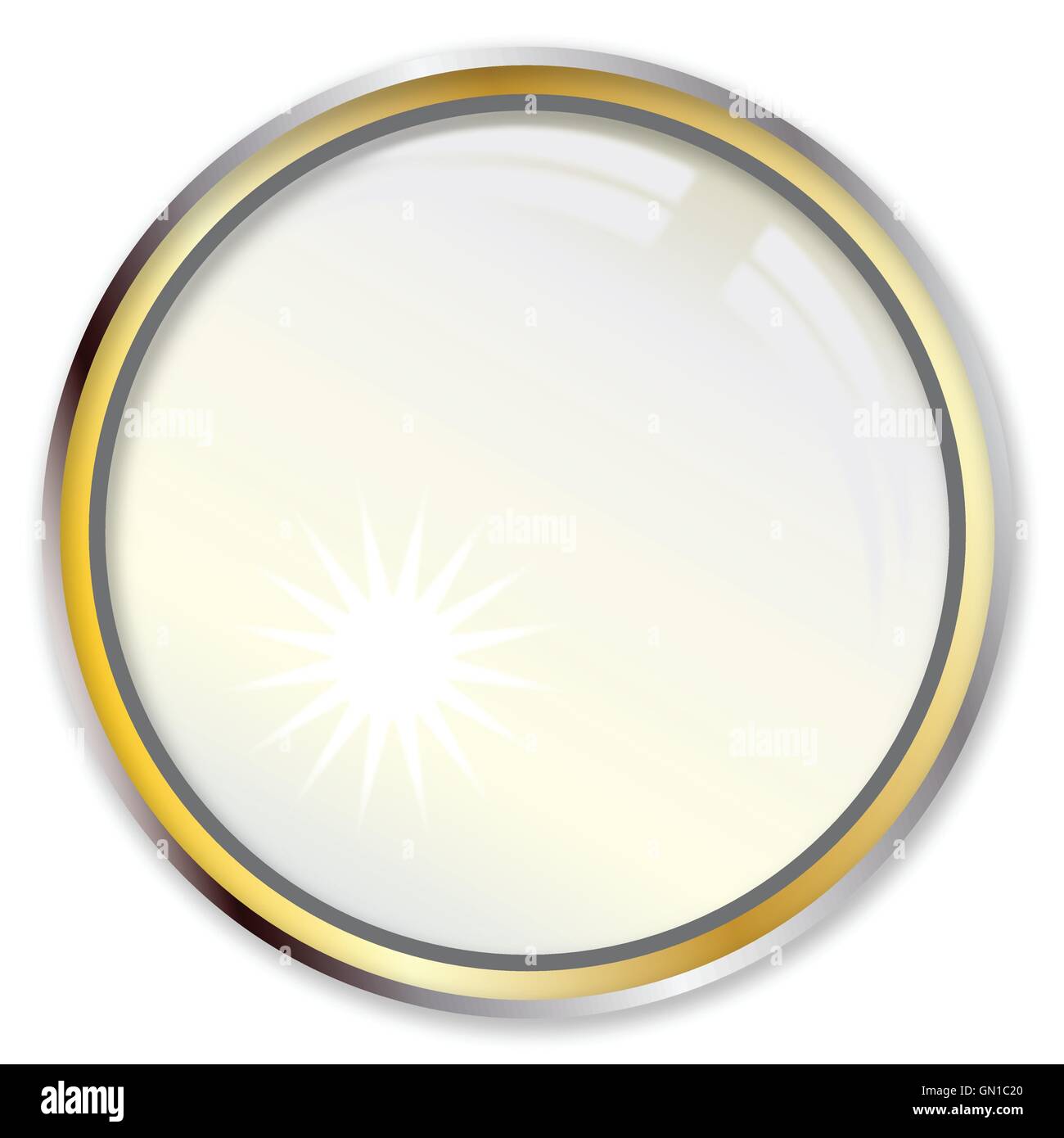 Old fashioned magnifying glass Stock Vector Images - Alamy