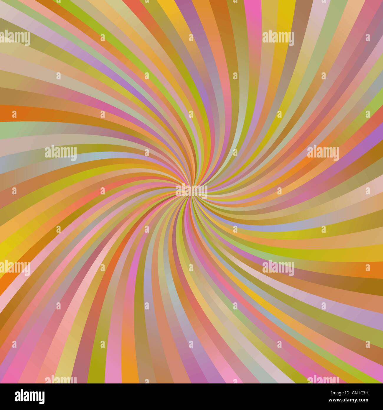 Orange abstract multicolor spiral ray background Stock Vector Image ...