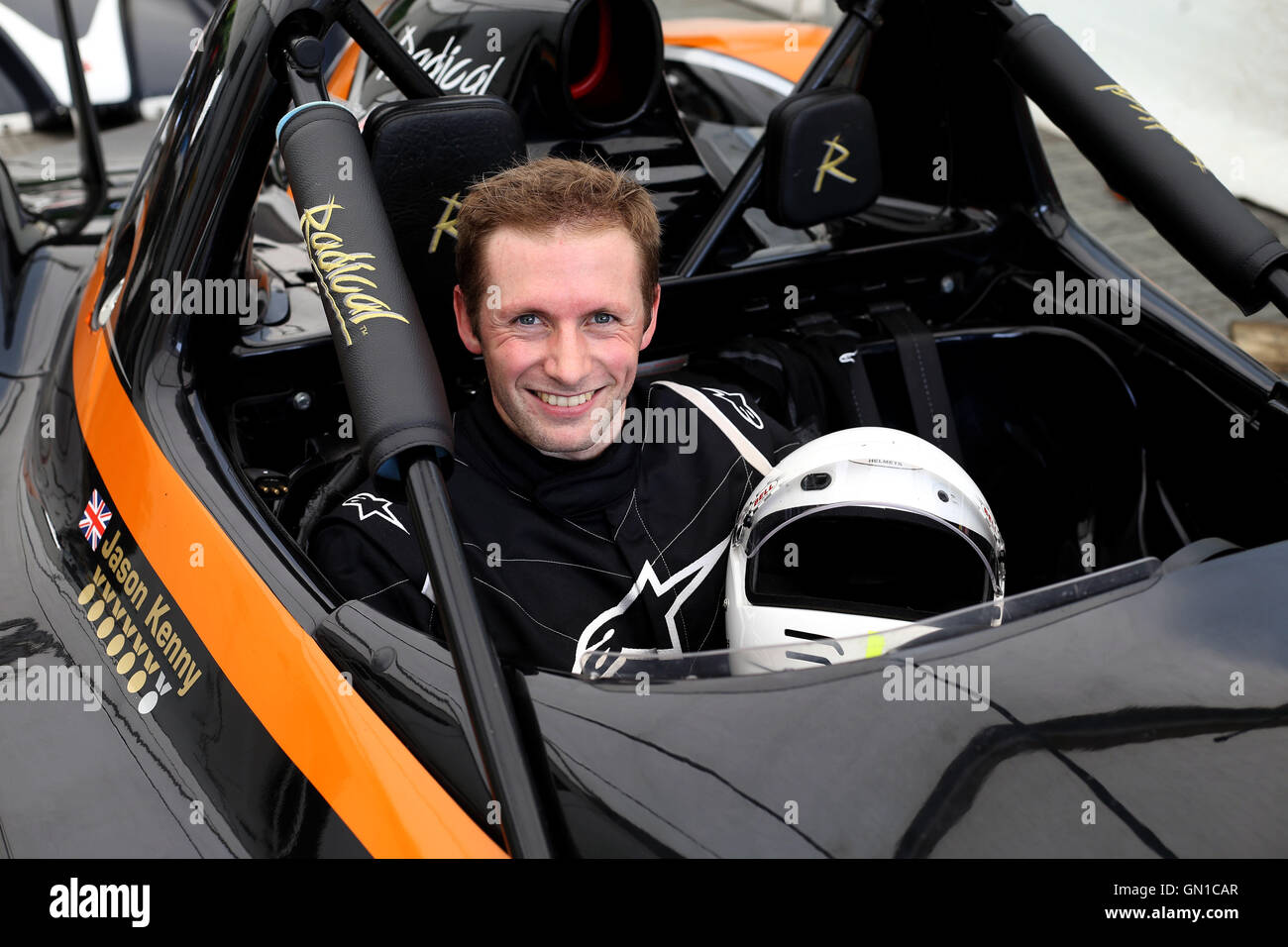 Olympic gold medal-winning cyclist Jason Kenny sits in a Radical SR3 ...