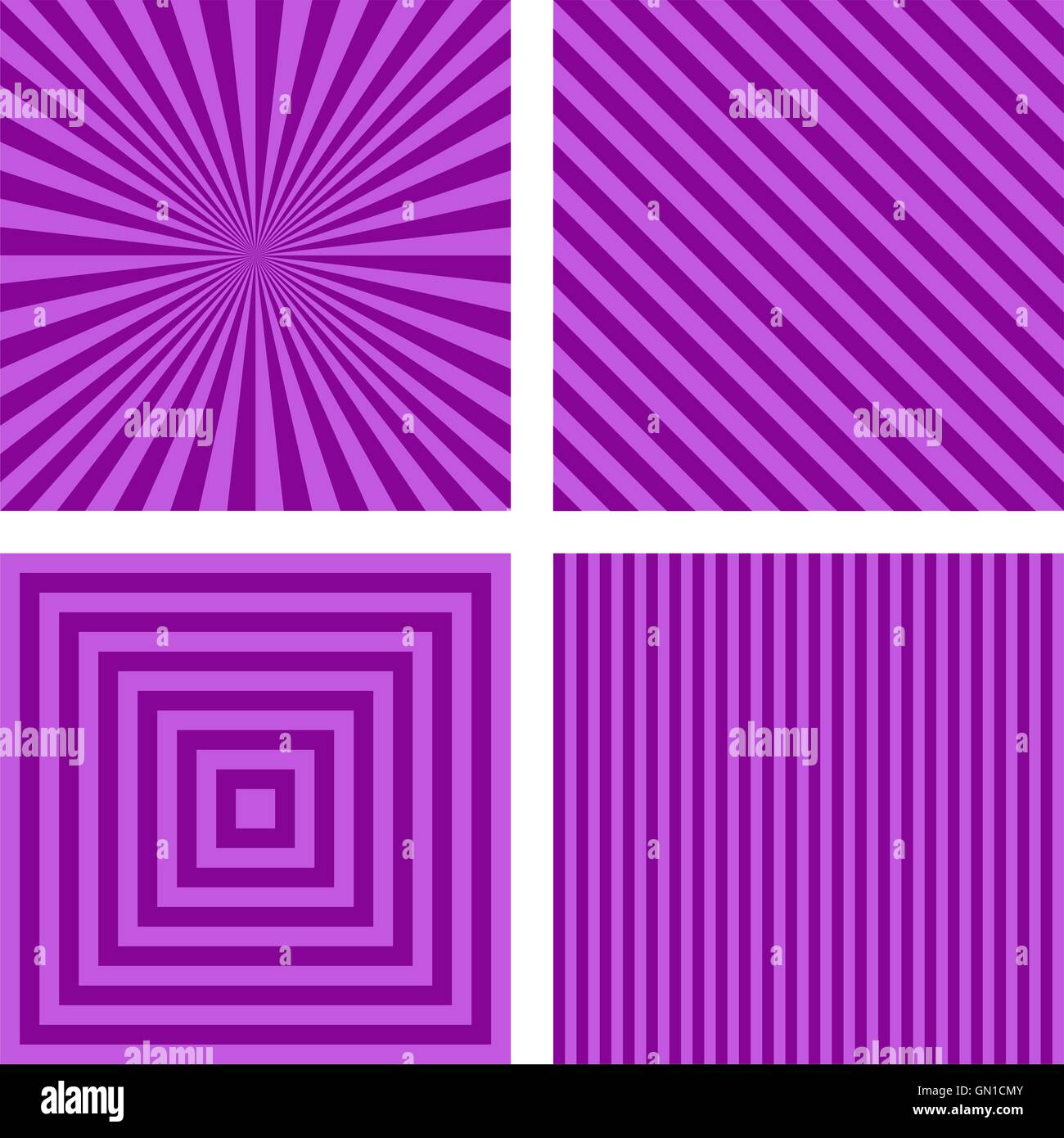Simple purple striped pattern background set Stock Vector Image & Art ...