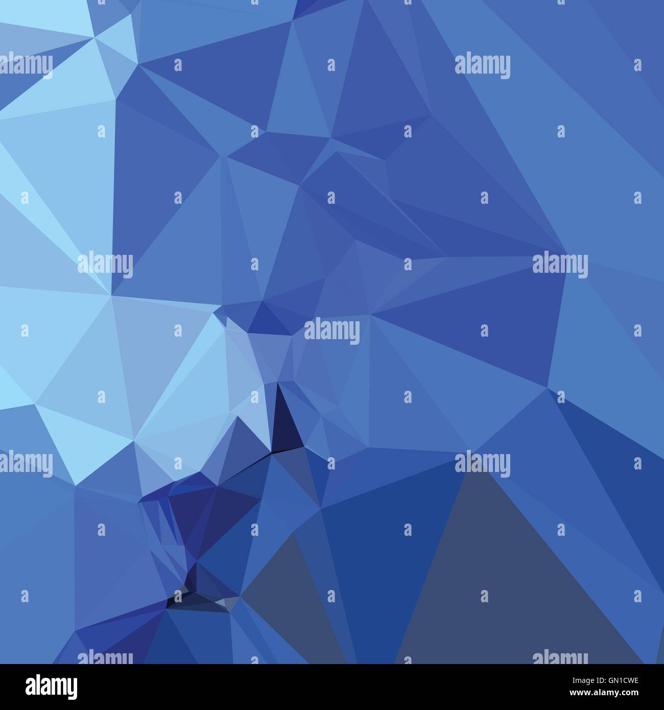 Brandeis Blue Abstract Low Polygon Background Stock Vector Image & Art ...