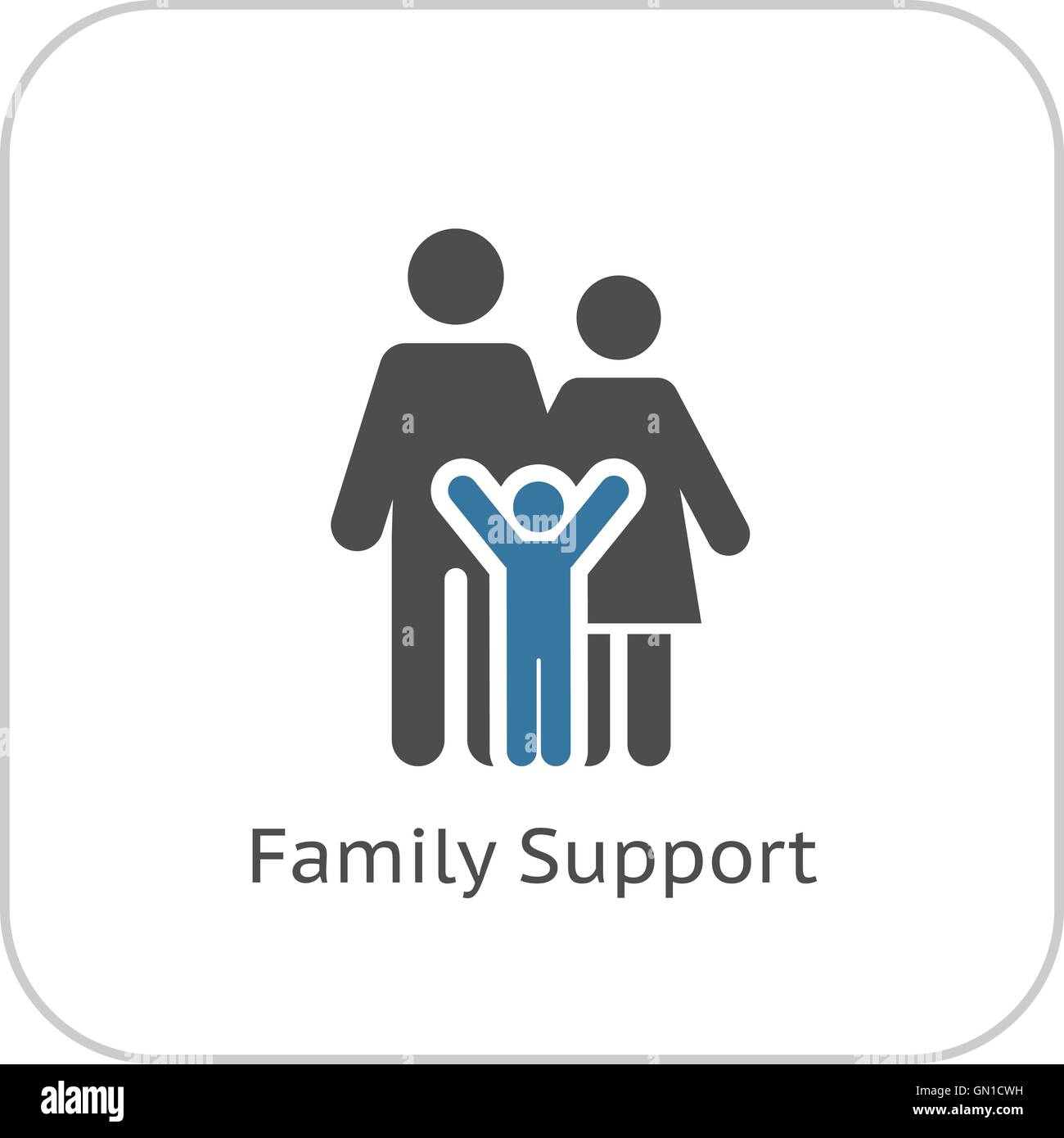 Family support Stock Vector Images - Alamy