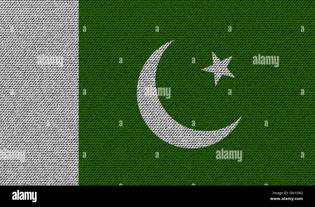 Flags Pakistan on denim texture. Vector Stock Vector Image & Art - Alamy