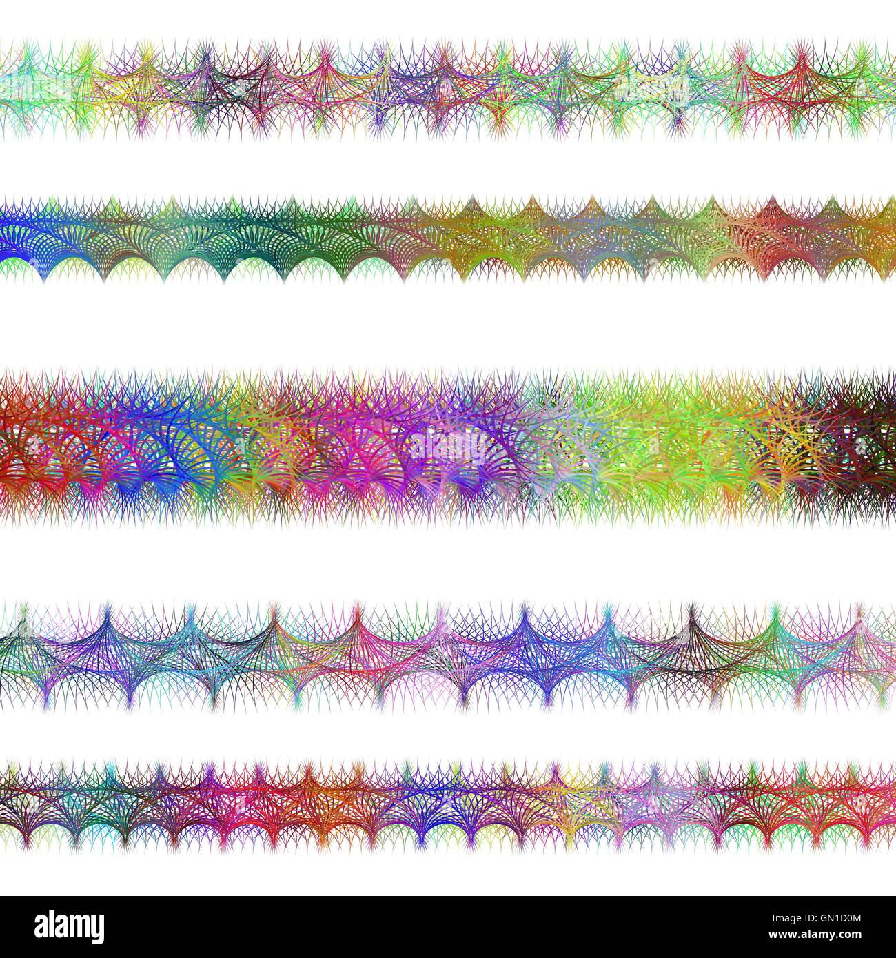 Set horizontal wavy lines hi-res stock photography and images - Alamy