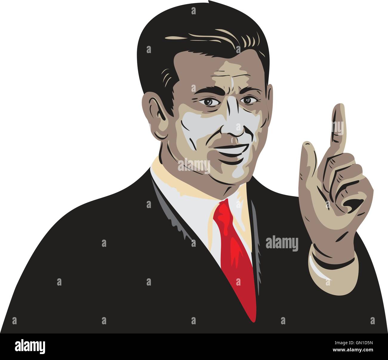 Pointing up Stock Vector Images - Alamy