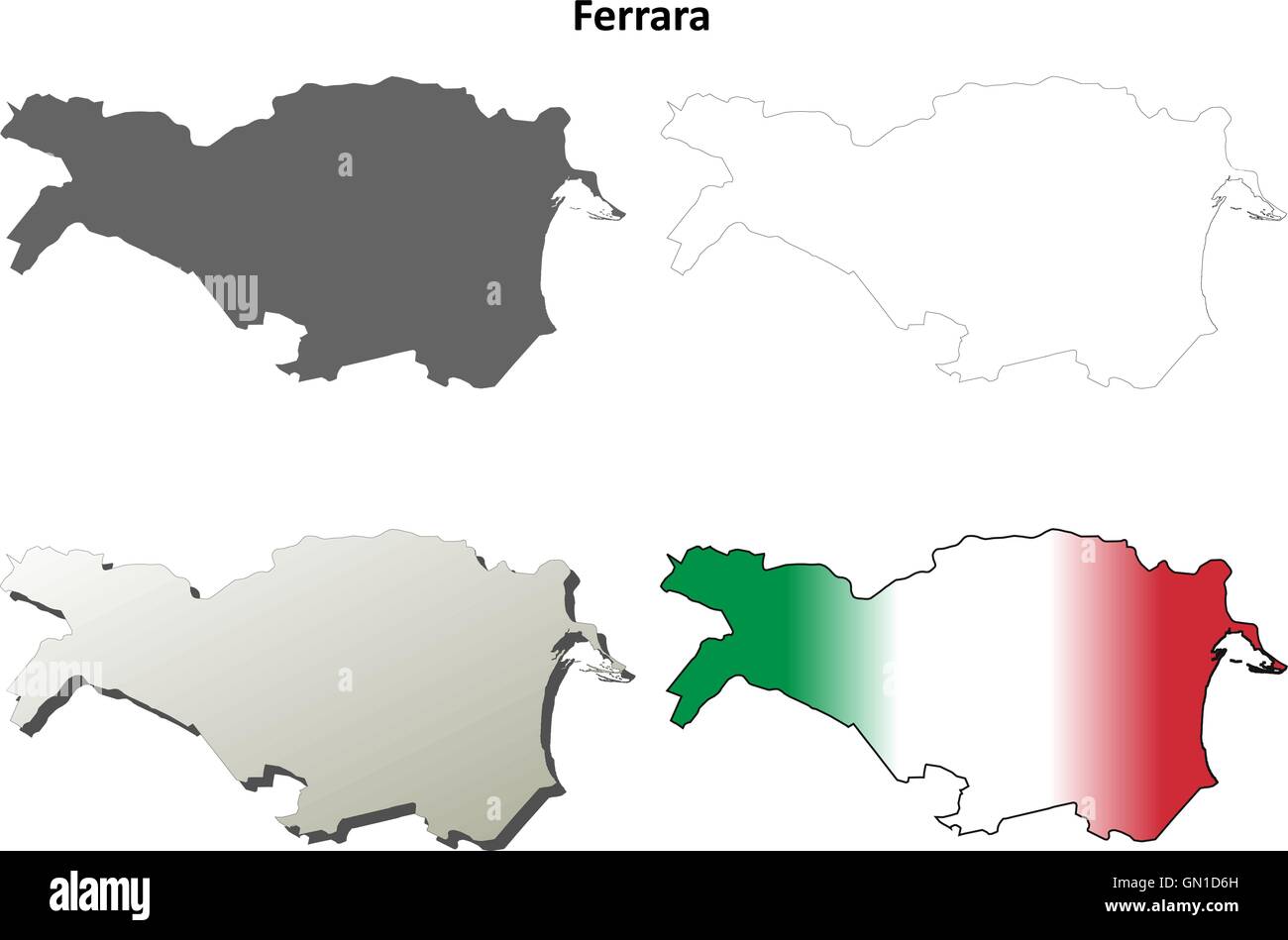 Yeray Garcia Ferrara Italy Map Italy Map — Sara Drake