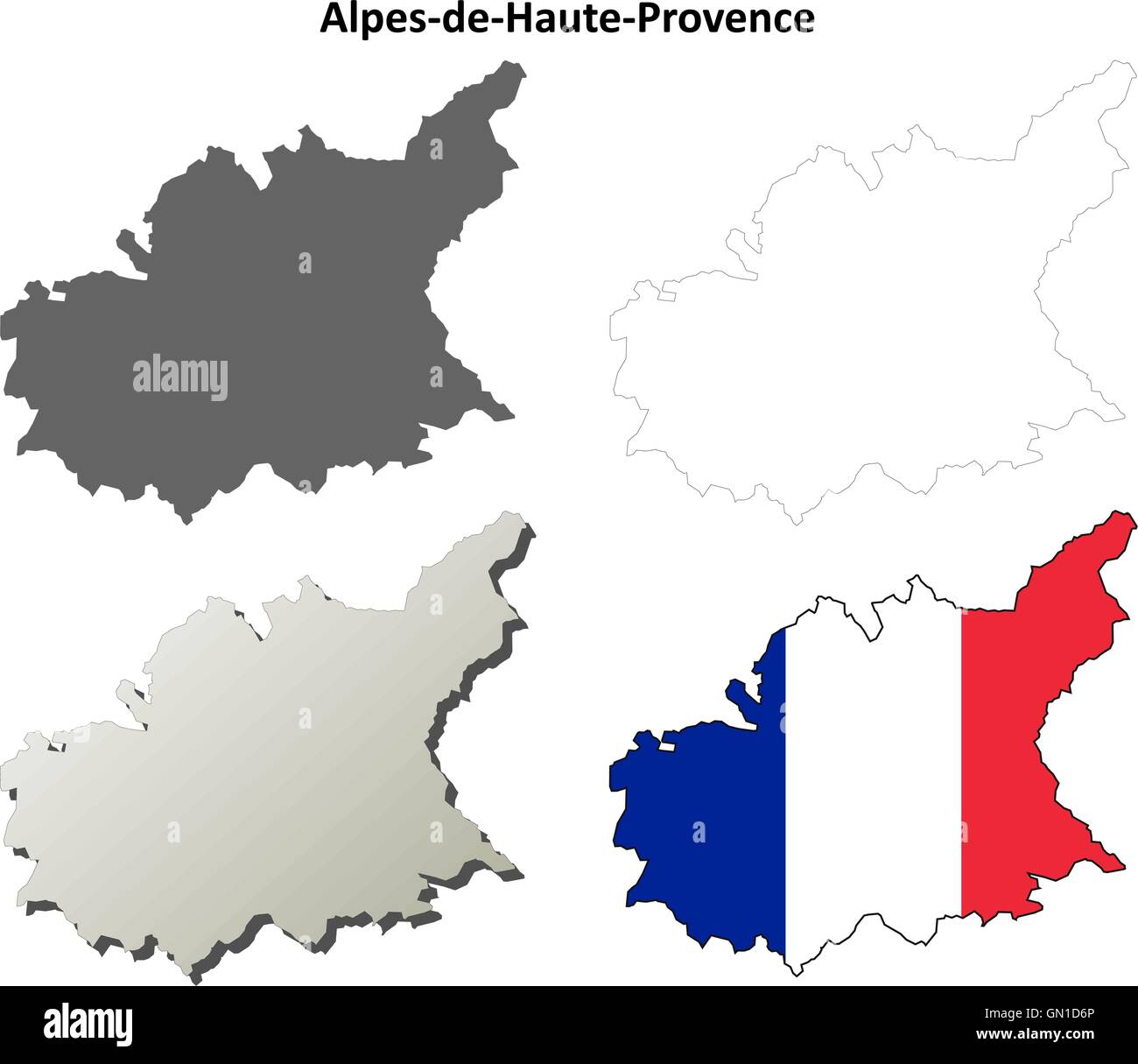 Map of provence hi-res stock photography and images - Alamy