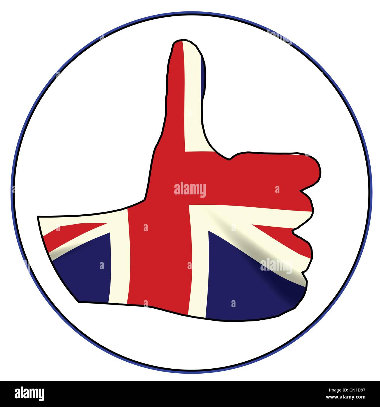 Thumbs Up England Stock Vector Image & Art - Alamy