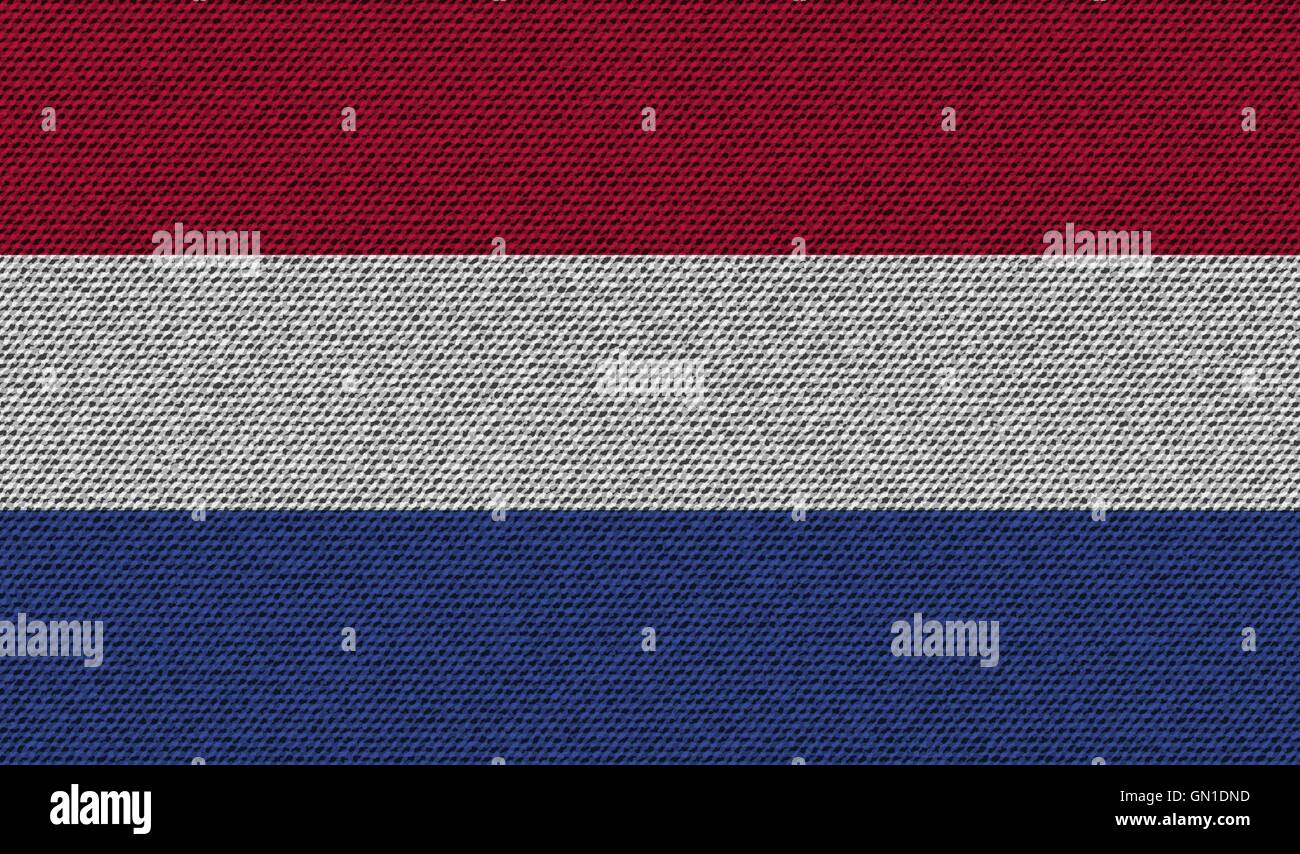 Flags Netherlands on denim texture. Vector Stock Vector Image & Art - Alamy