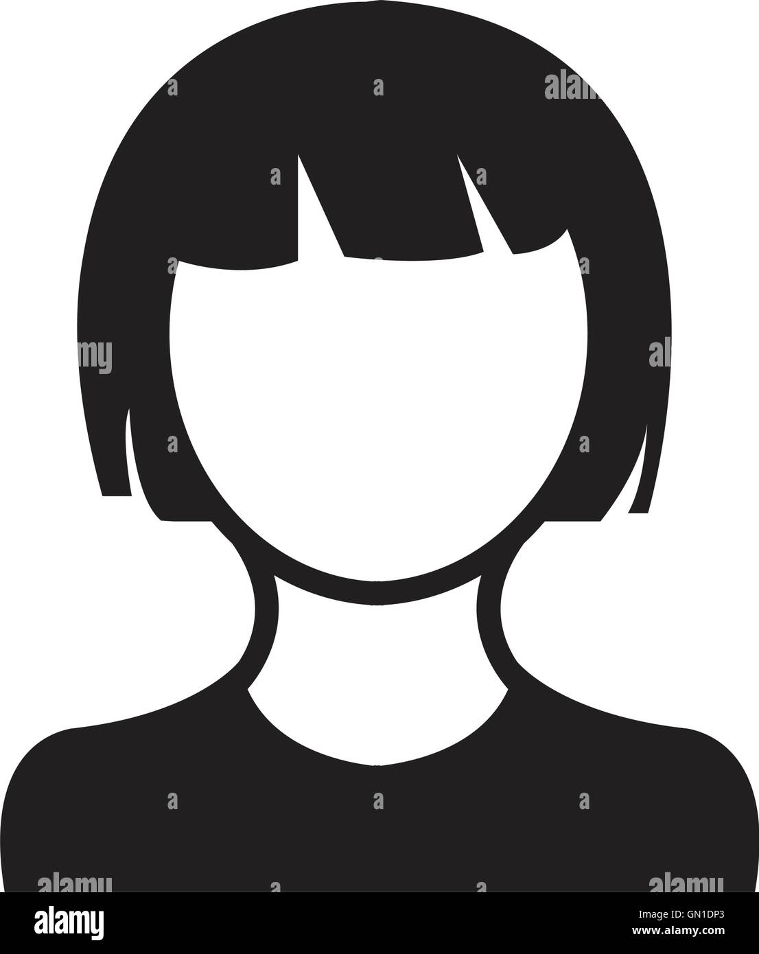 User icon white Stock Vector Images - Alamy