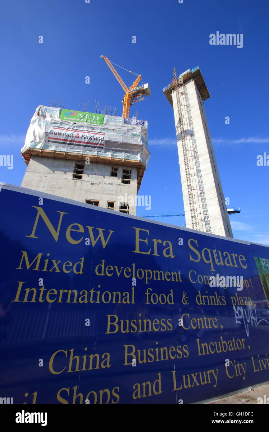 Construction of £65m China funded Chinatown project; 'New Era Square ...