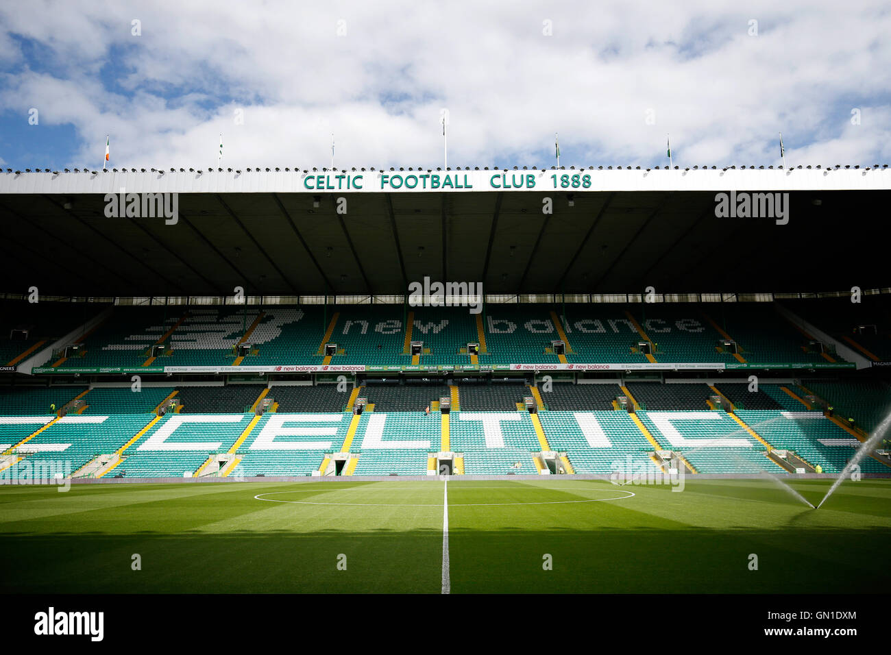A general view inside Celtic Park stadium before the Ladbrokes Scottish ...