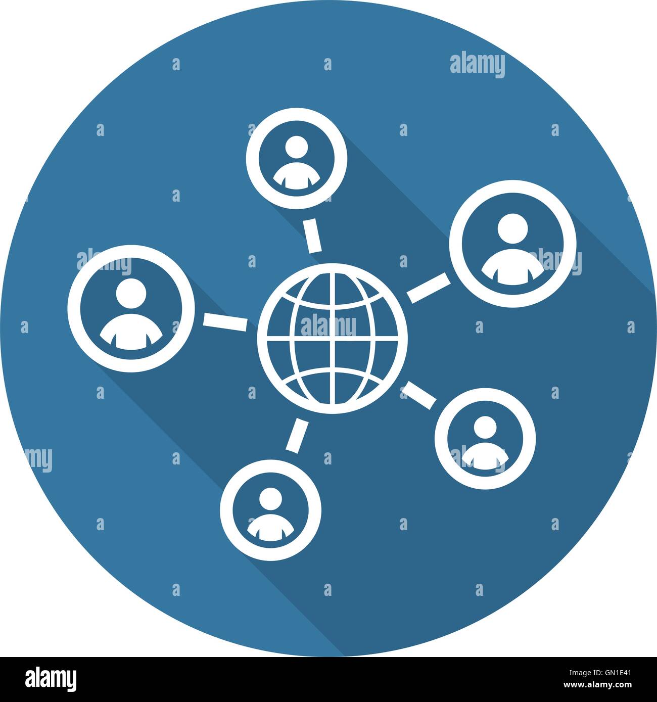 Global friends Stock Vector Images - Alamy