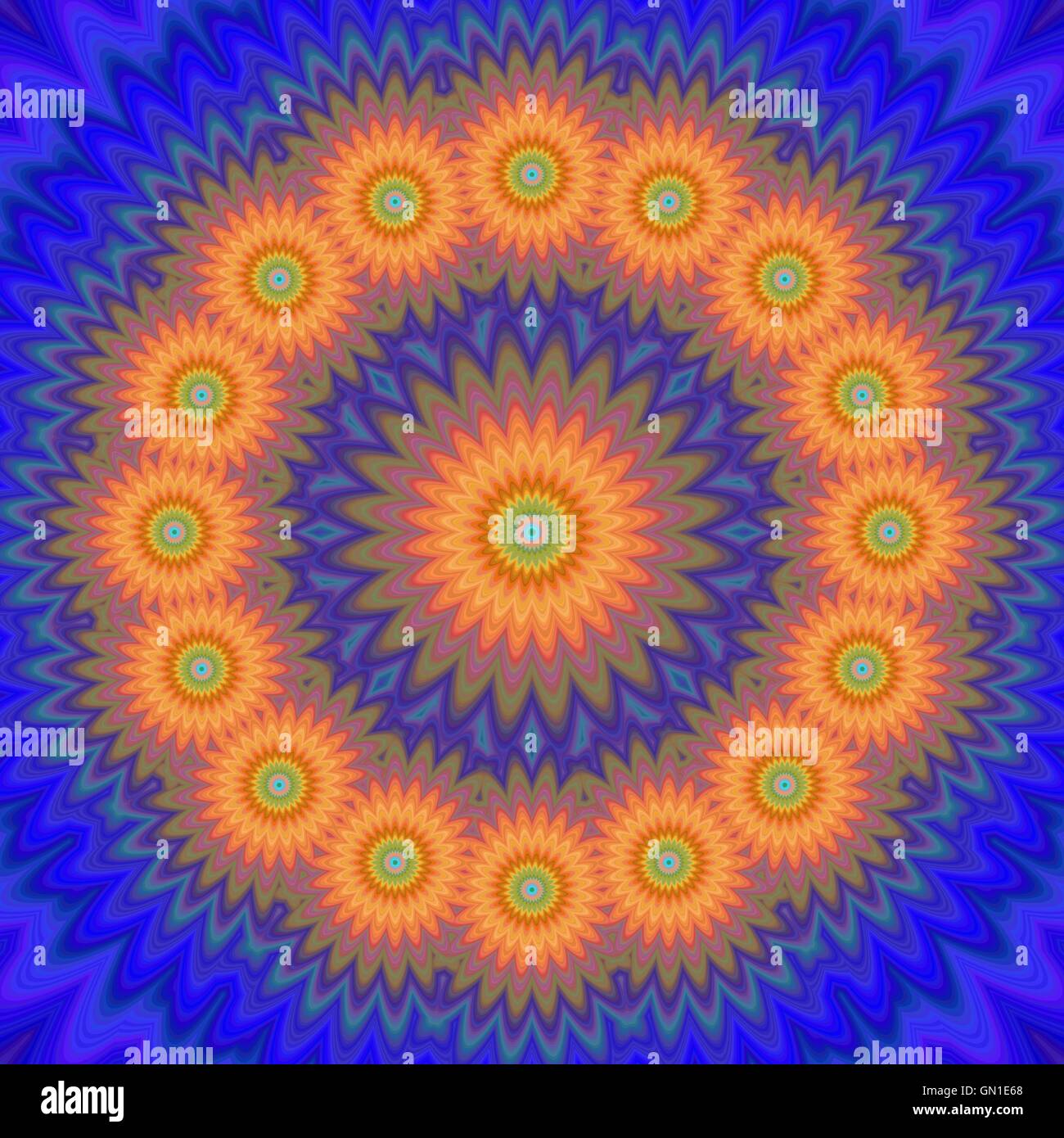 Orange flower Stock Vector Images - Alamy