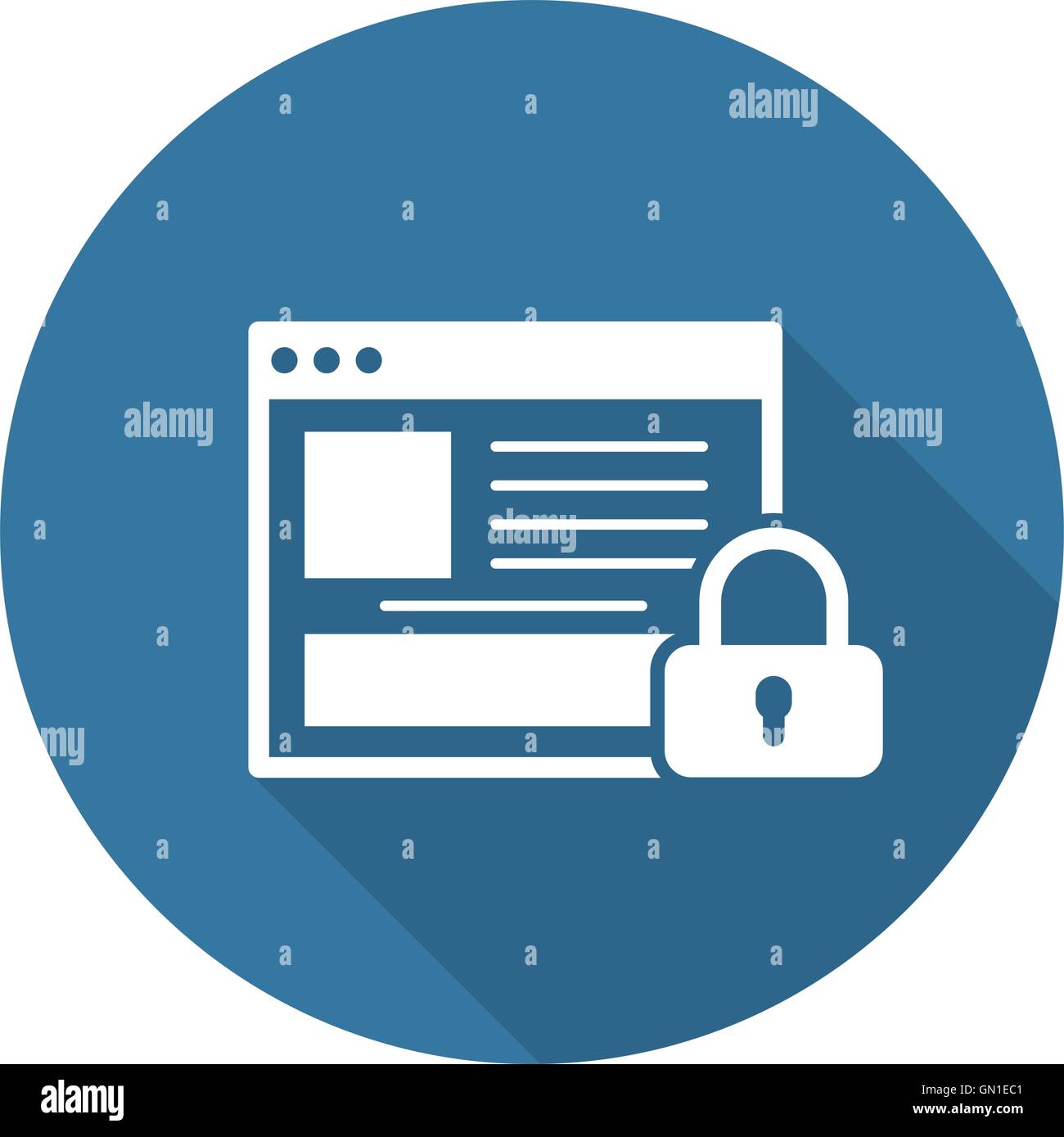 Online security icon hi-res stock photography and images - Alamy