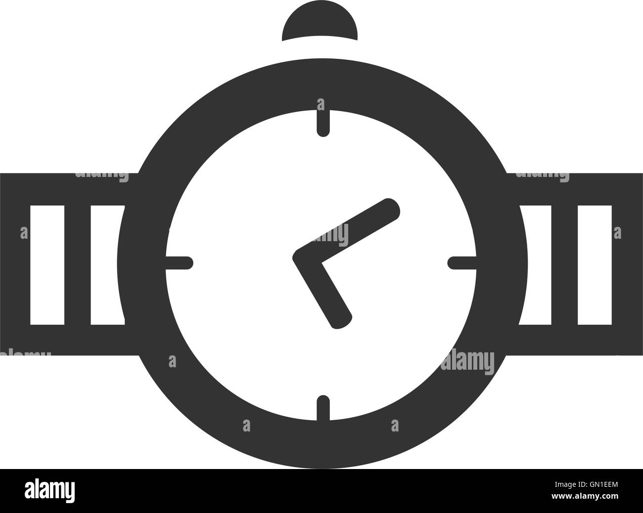 Vector time icon Stock Vector Image & Art - Alamy