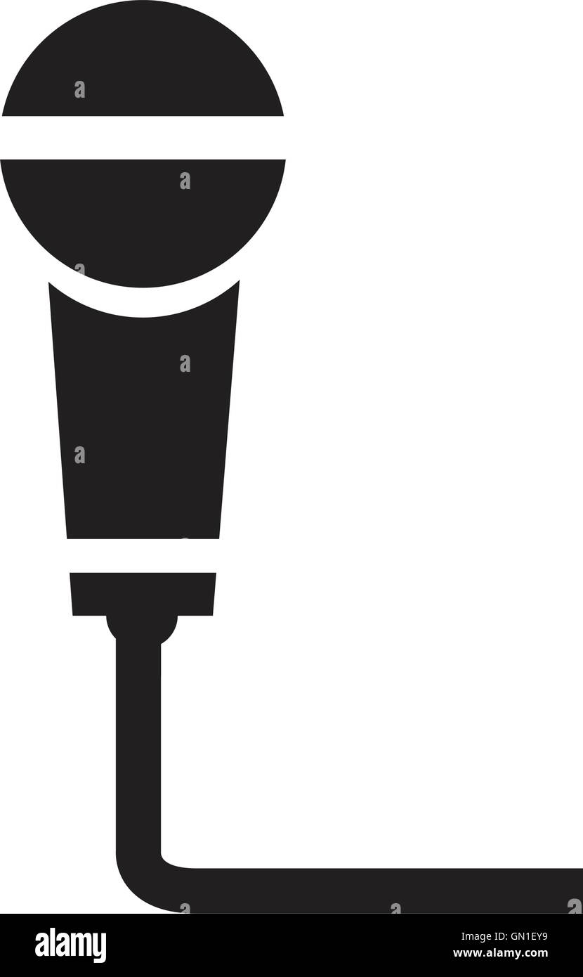 Microphone drop Stock Vector Images - Alamy