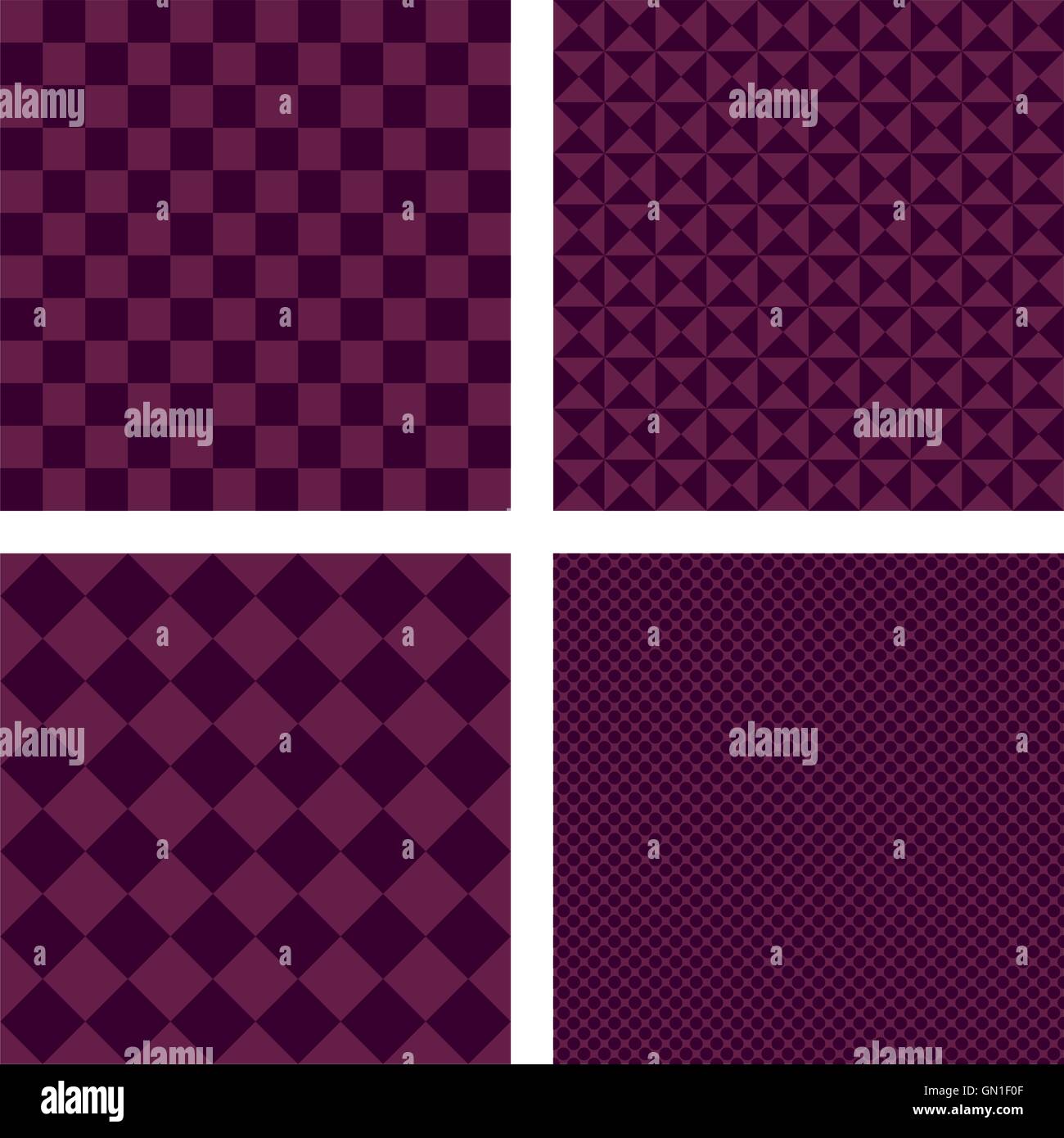 Purple simple geometric shape wallpaper set Stock Vector Image & Art ...