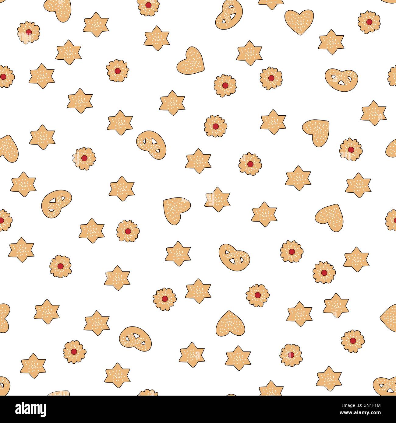 Square cookies Stock Vector Images - Alamy