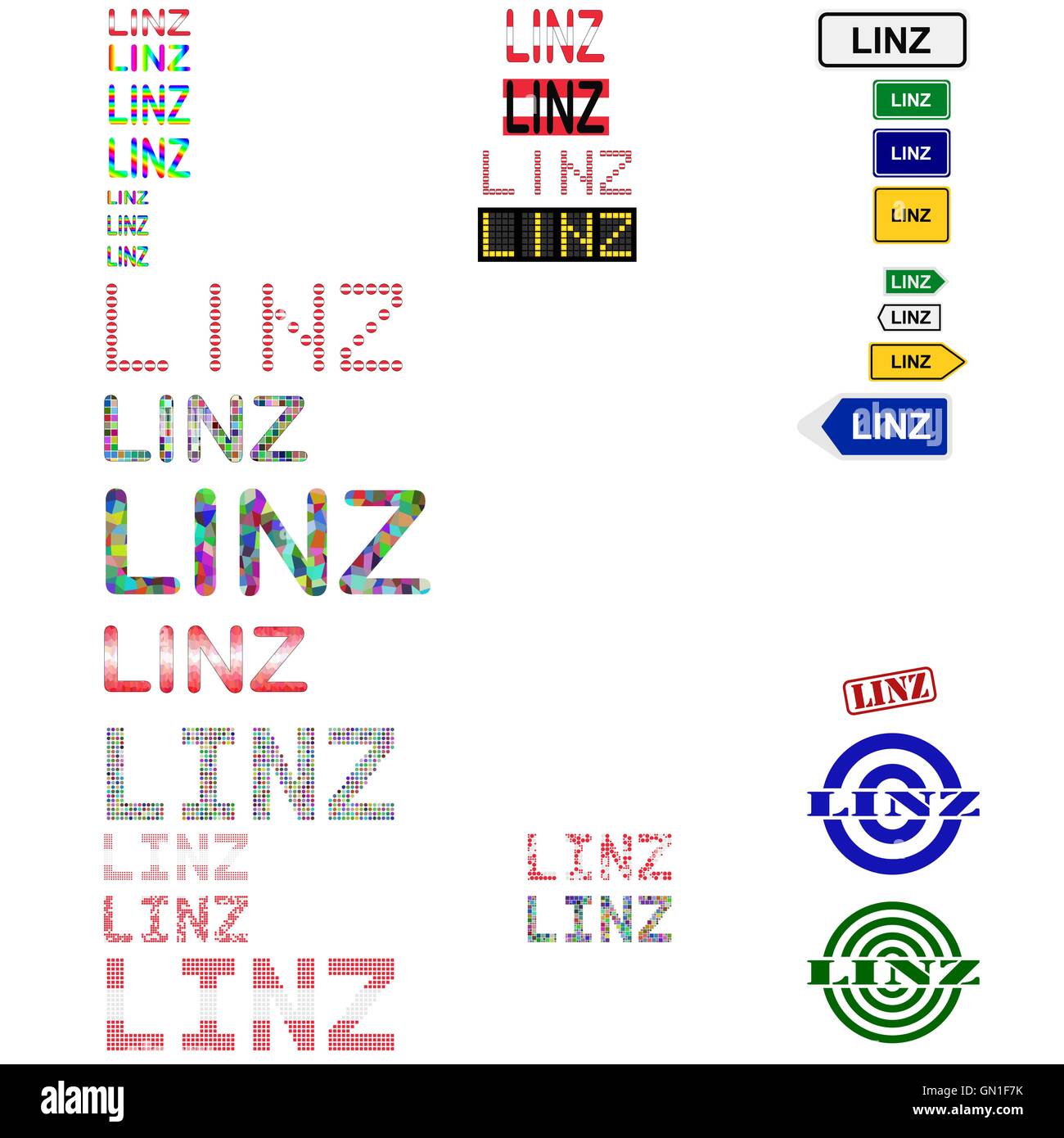 Linz decoration Stock Vector Images - Alamy