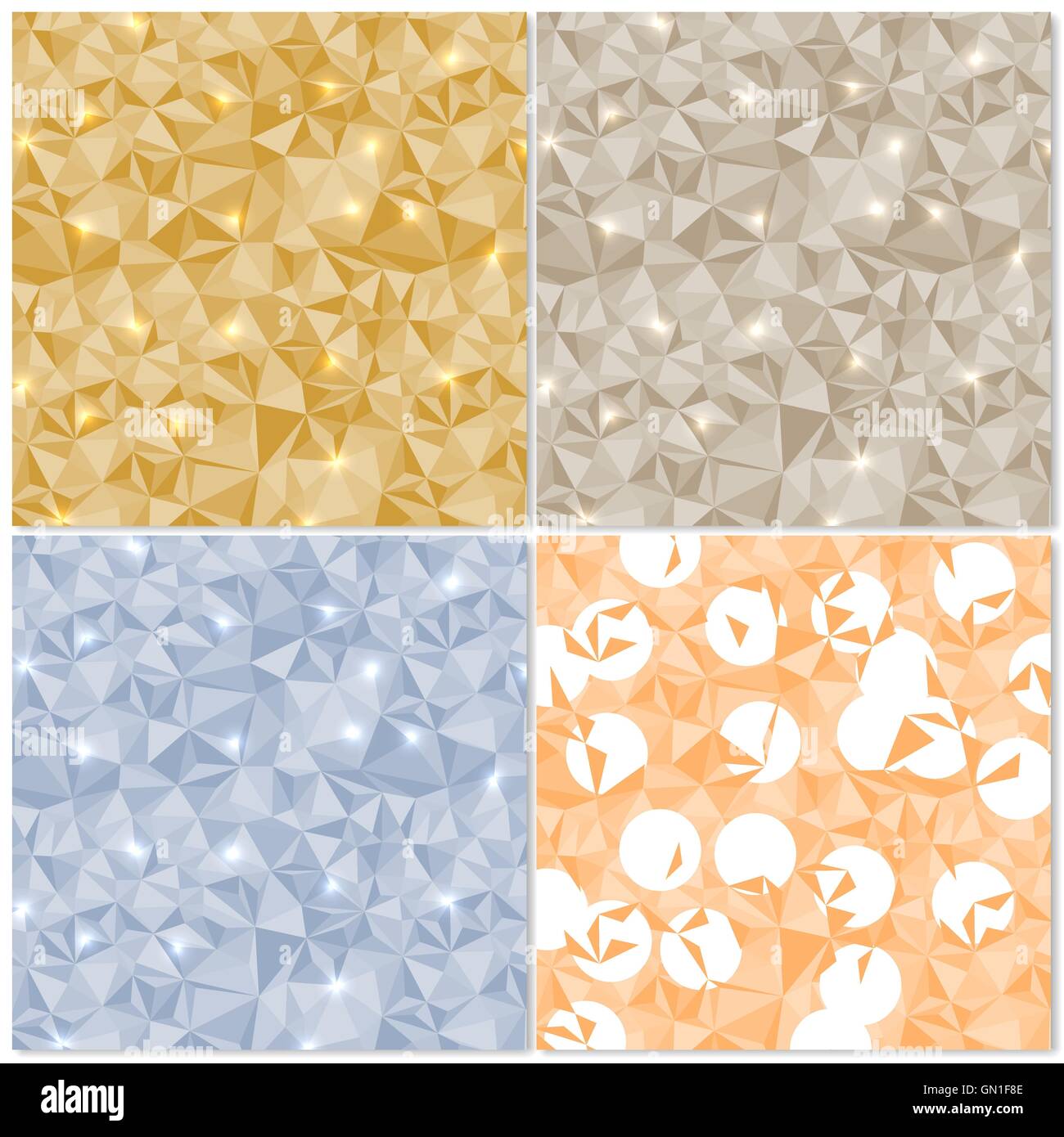 Low poly backgrounds set Stock Vector Images - Alamy