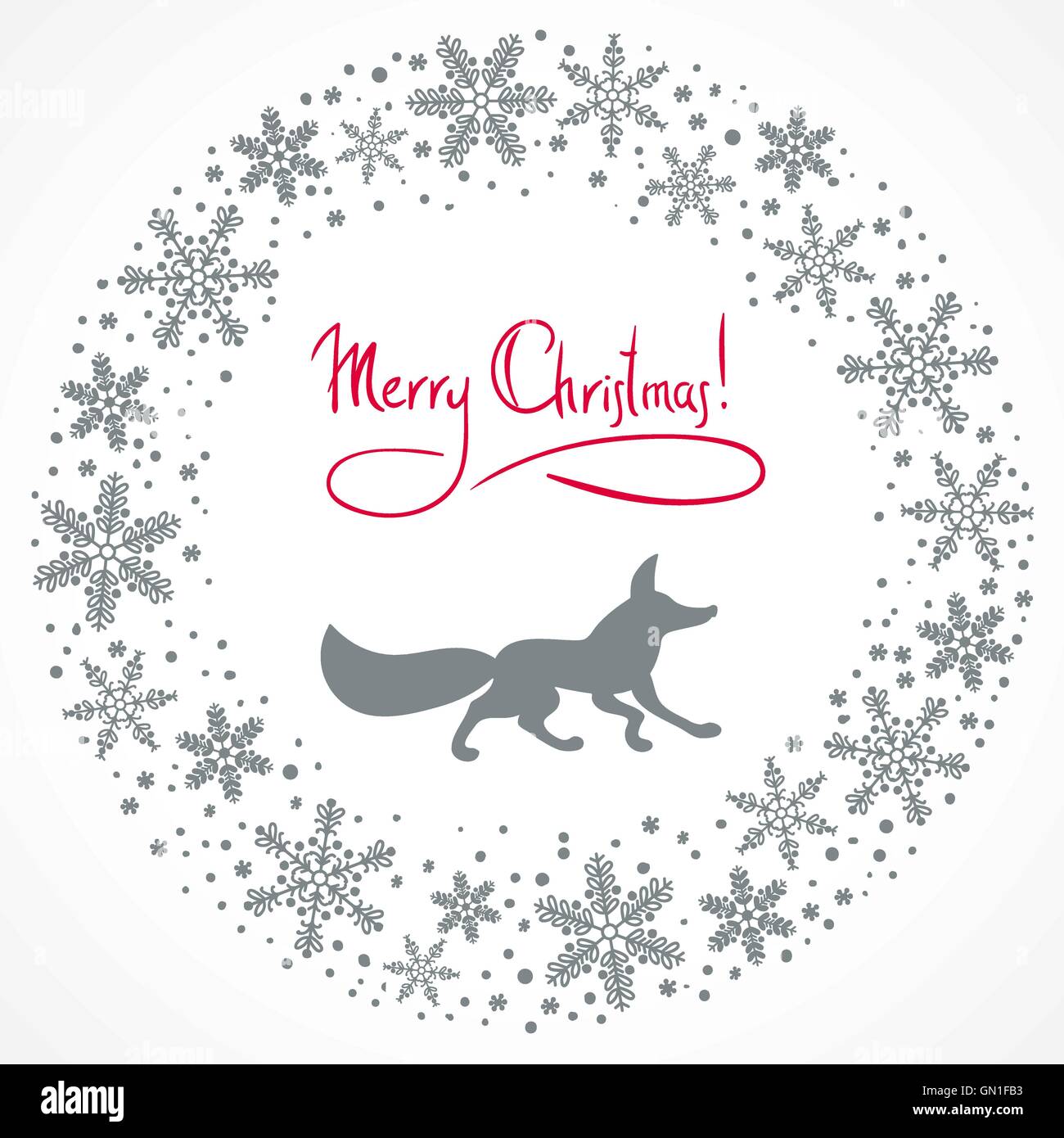 Red silver fox Stock Vector Images - Alamy