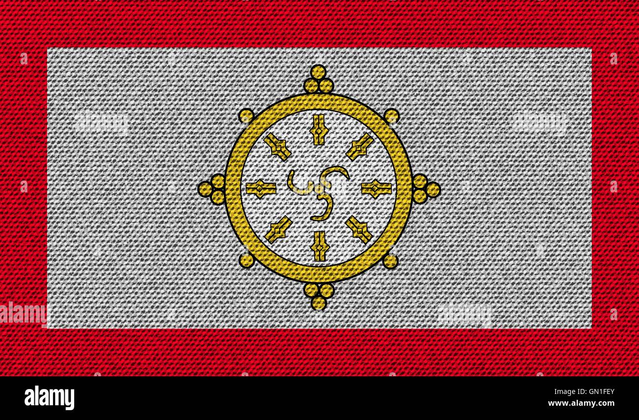 Flags SIKKIM on denim texture. Vector Stock Vector Image & Art - Alamy