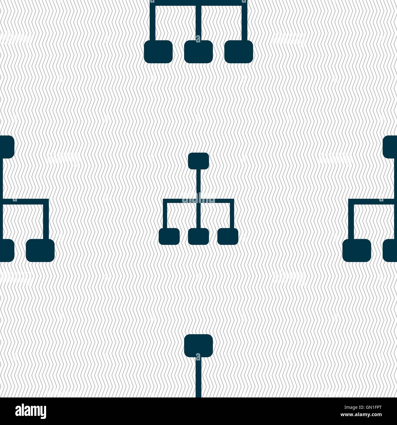 social network icon sign. Seamless pattern with geometric texture ...
