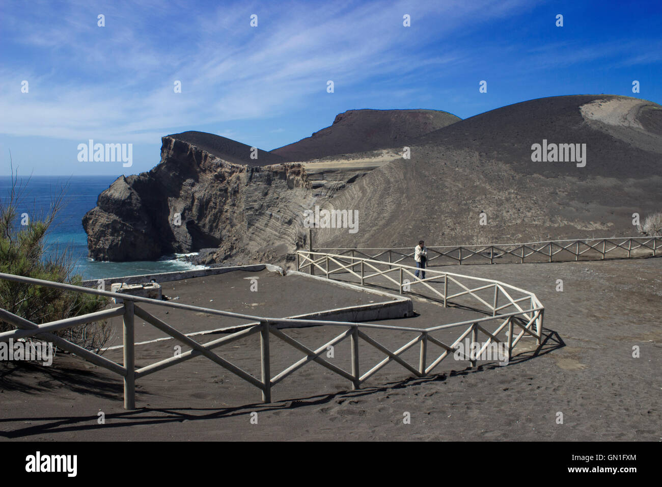 Ponta dos Capelhinos volcano, Faial, Azores. Volcanic landscape on the ...