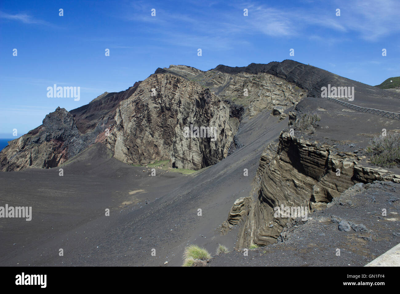 Ponta dos Capelhinos volcano, Faial, Azores. Volcanic landscape on the ...