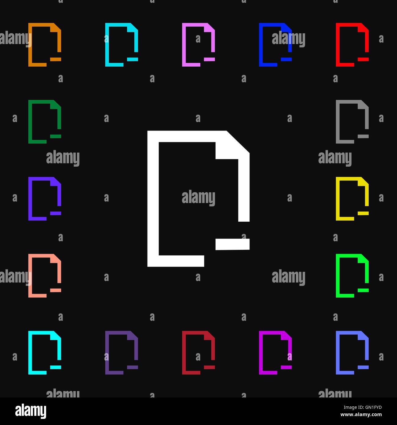 Remove Folder icon sign. Lots of colorful symbols for your design ...