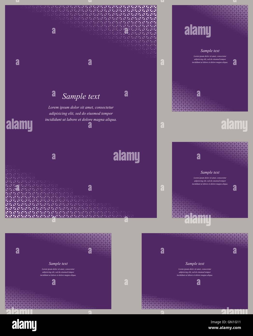 Orchid page corner design template set Stock Vector Image & Art - Alamy